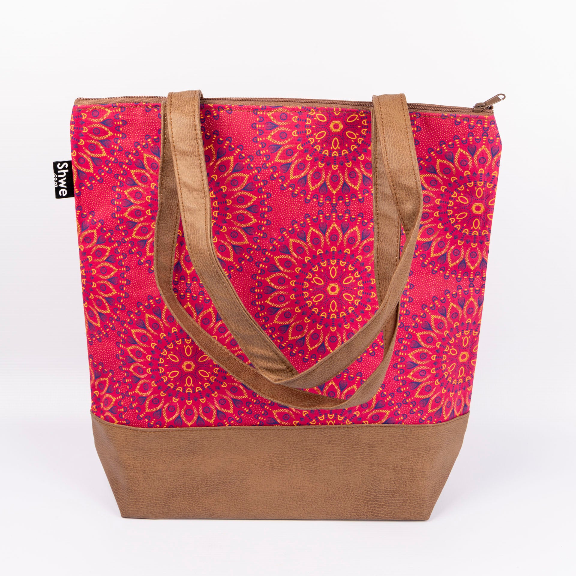 African Tusk Clothing | Unisex Shwe Leather Look Tote Bag